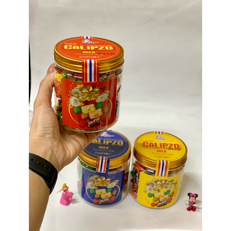[HÀNG NHẬP KHẨU] Kẹo hộp Calipzo mix vị 140gr Thái Lan hộp nhựa ...