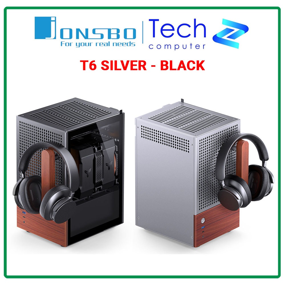 Vỏ case JONSBO T6 Black (ITX/Mini Tower) | Shopee Việt Nam