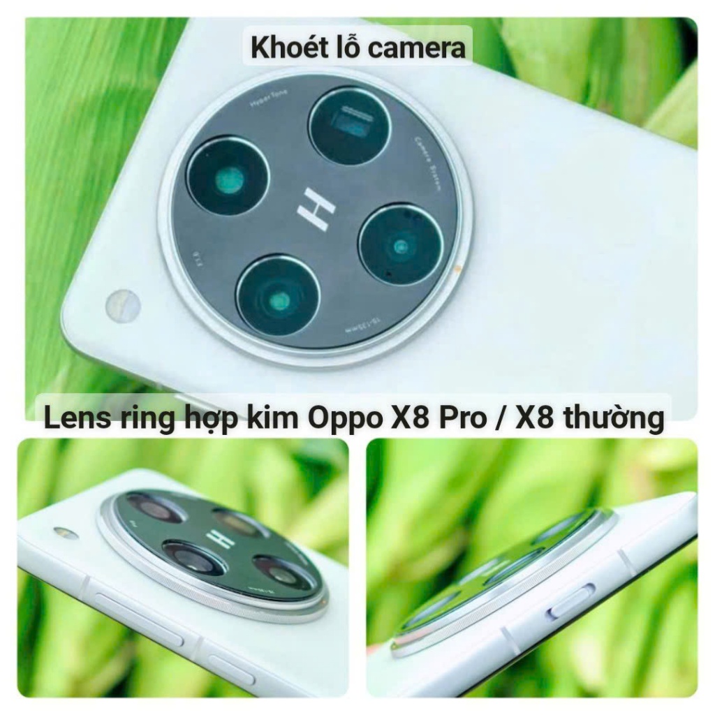 Lens ring hợp kim khoét camera Oppo X9 Pro N5 X8 Ultra X8S Plus + X7 X6 ...