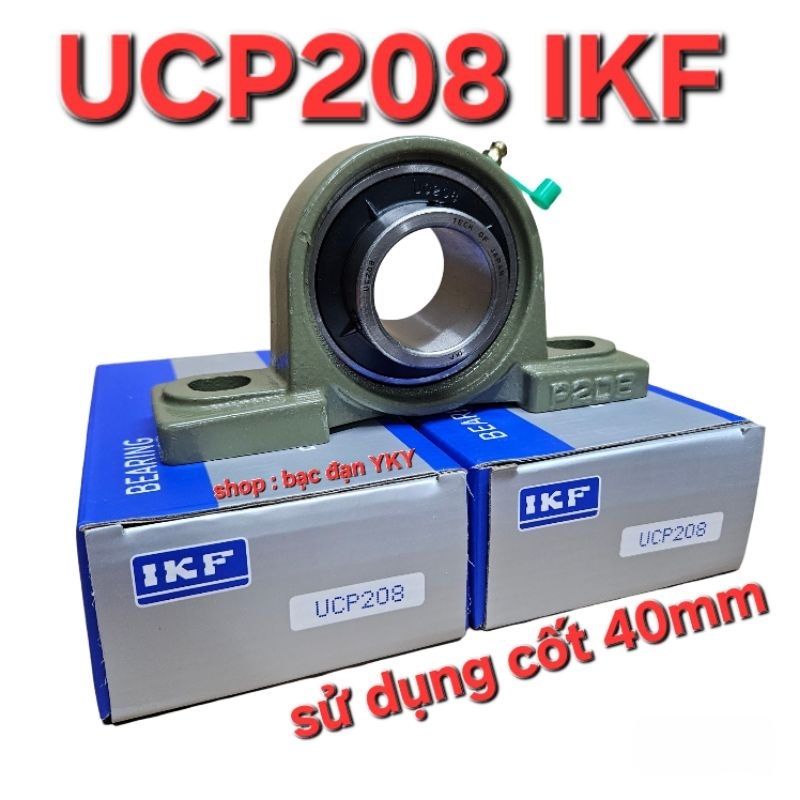 gối đỡ vòng bi UCP208 IKF (sử dụng cốt 40mm) | Shopee Việt Nam