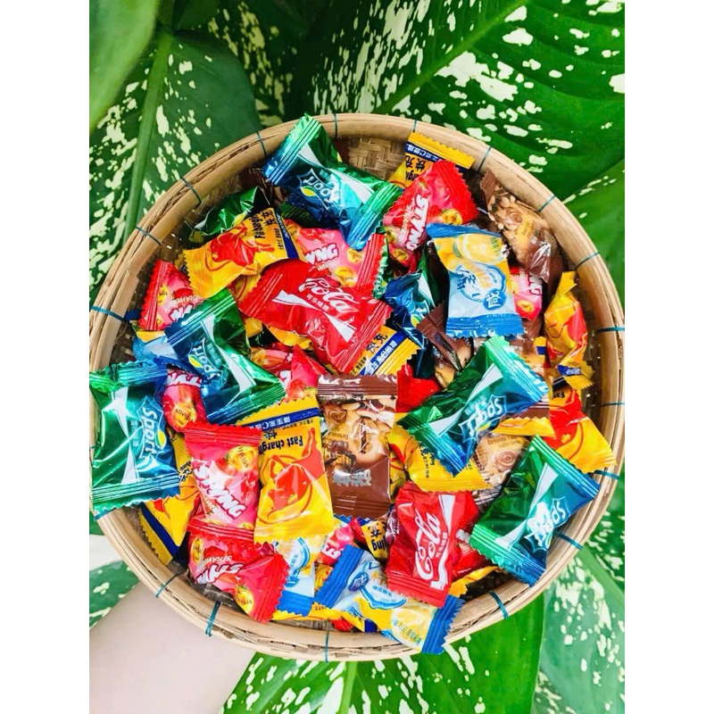 Kẹo Nước Ngọt Mix Nhiều Vị Coca, Soda, Bò húc, Sting, Cafe,Chanh Muối ...