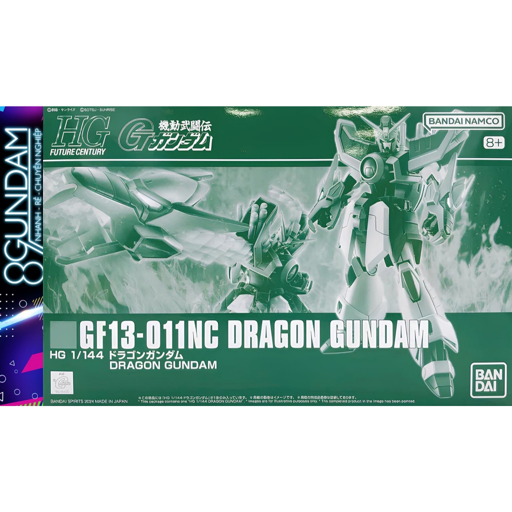 [SẮP VỀ] Mô Hình Lắp Ráp HG FC Dragon Gundam (tặng kèm base và effect ...