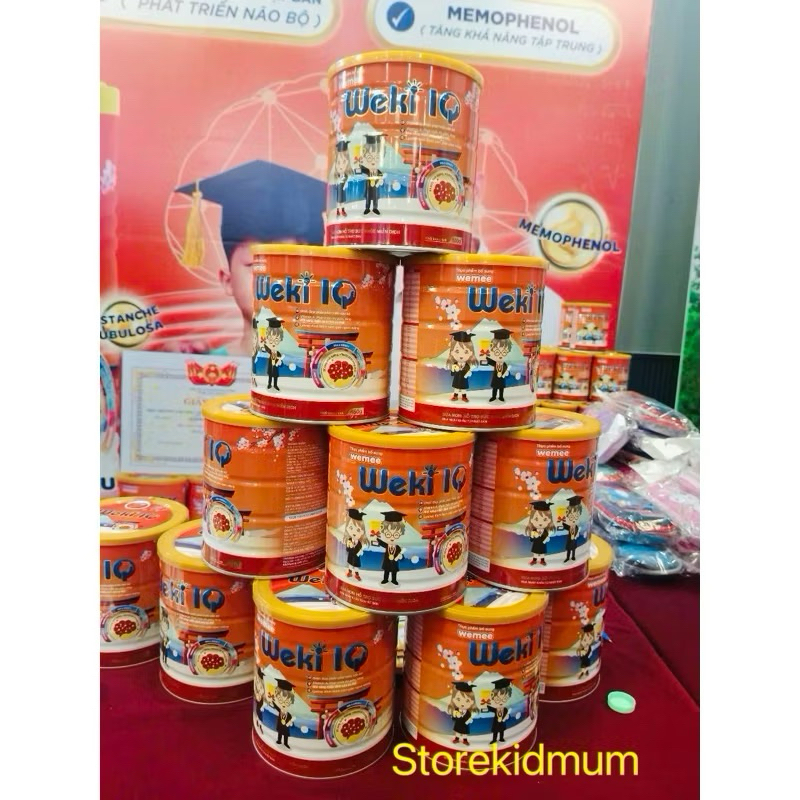 Sữa non phát triển trí não WEKI IQ 650g cho trẻ từ 3 - 18 tuổi bổ sung ...