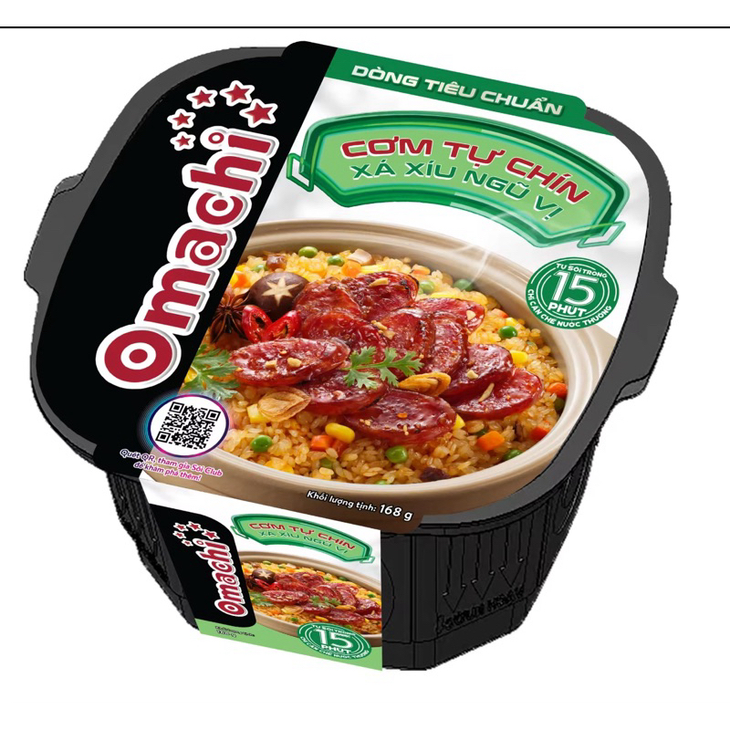 [CƠM MINI] Omachi cơm xá xíu ngũ vị 168g - Sản phẩm mới nhất | Shopee ...