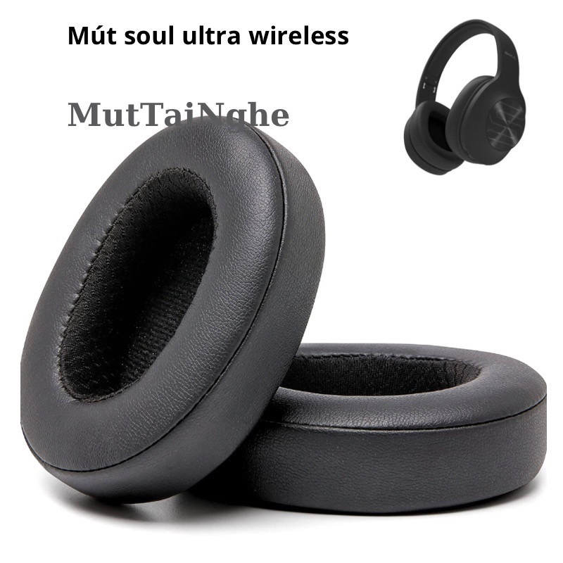 Mút tai nghe soul ultra wireless dynamic - da xịn | Shopee Việt Nam
