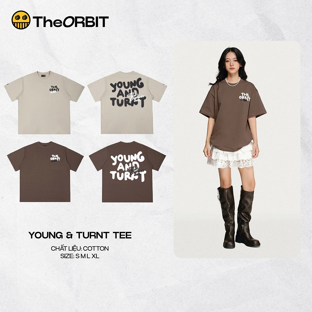 Áo thun nam nữ The ORBIT YOUNG AND TURNT COTTON - Local Brand Chính ...