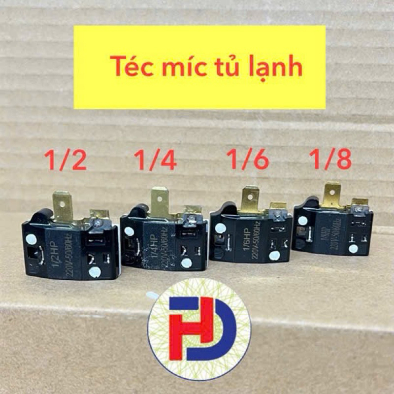 Rơ le Tecmic Block Tủ Lạnh Relay Tecmit bảo vệ máy nén Termit Termic ...