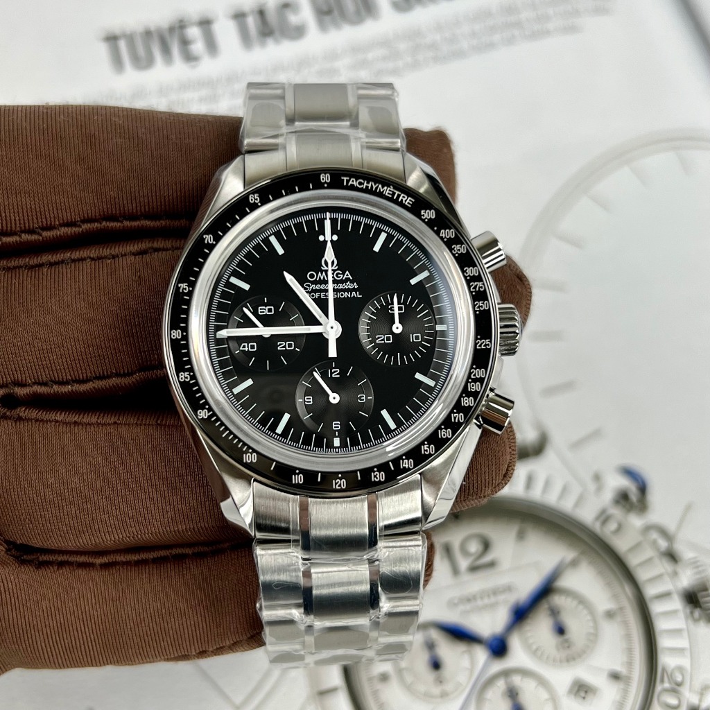 fullbox hãng - đồng hồ nam Omega Speedmaster Moonphase 44mm máy Cal ...