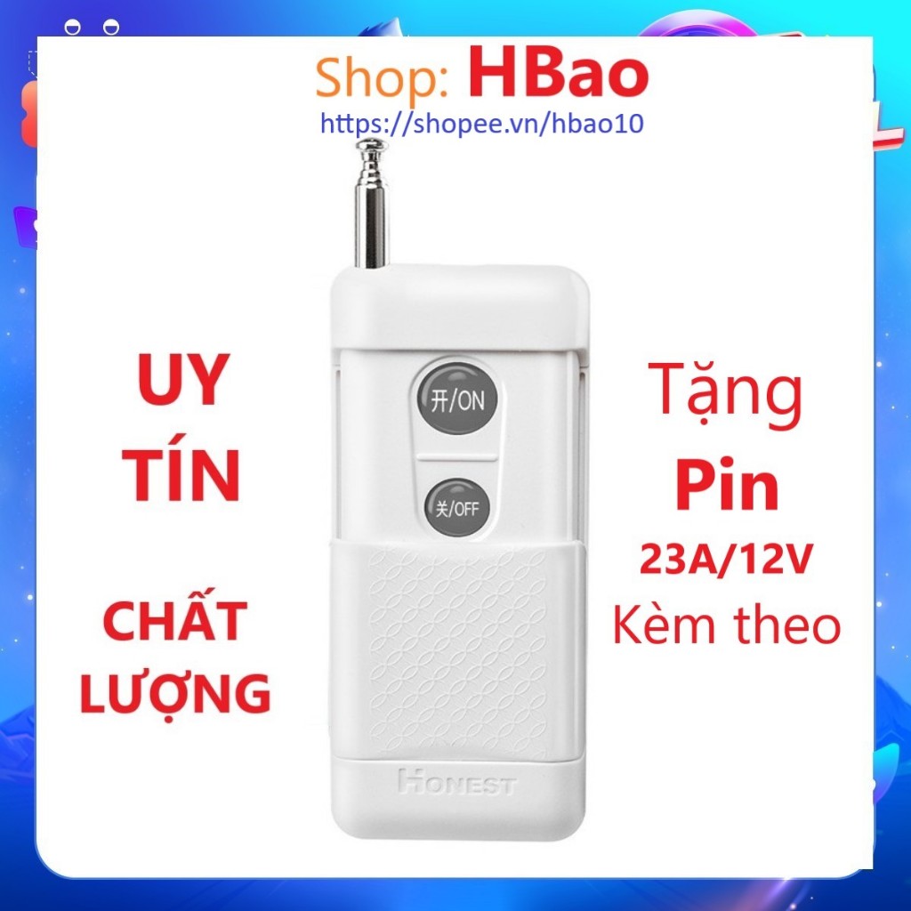 Remote Công tắc điều khiển từ xa Honest RF 315Mhz công suất lớn khoảng ...