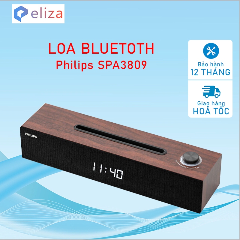 Philips SPA3809 - Loa Bluetooth Để Bàn, Tích Hợp Đồng Hồ | Shopee Việt Nam