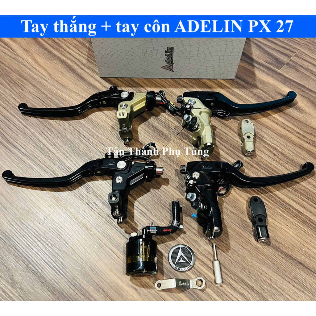 Tay thắng + tay côn ADELIN PX - 27 bình dầu rời kiểu gãy chính hãng | Shopee Việt Nam