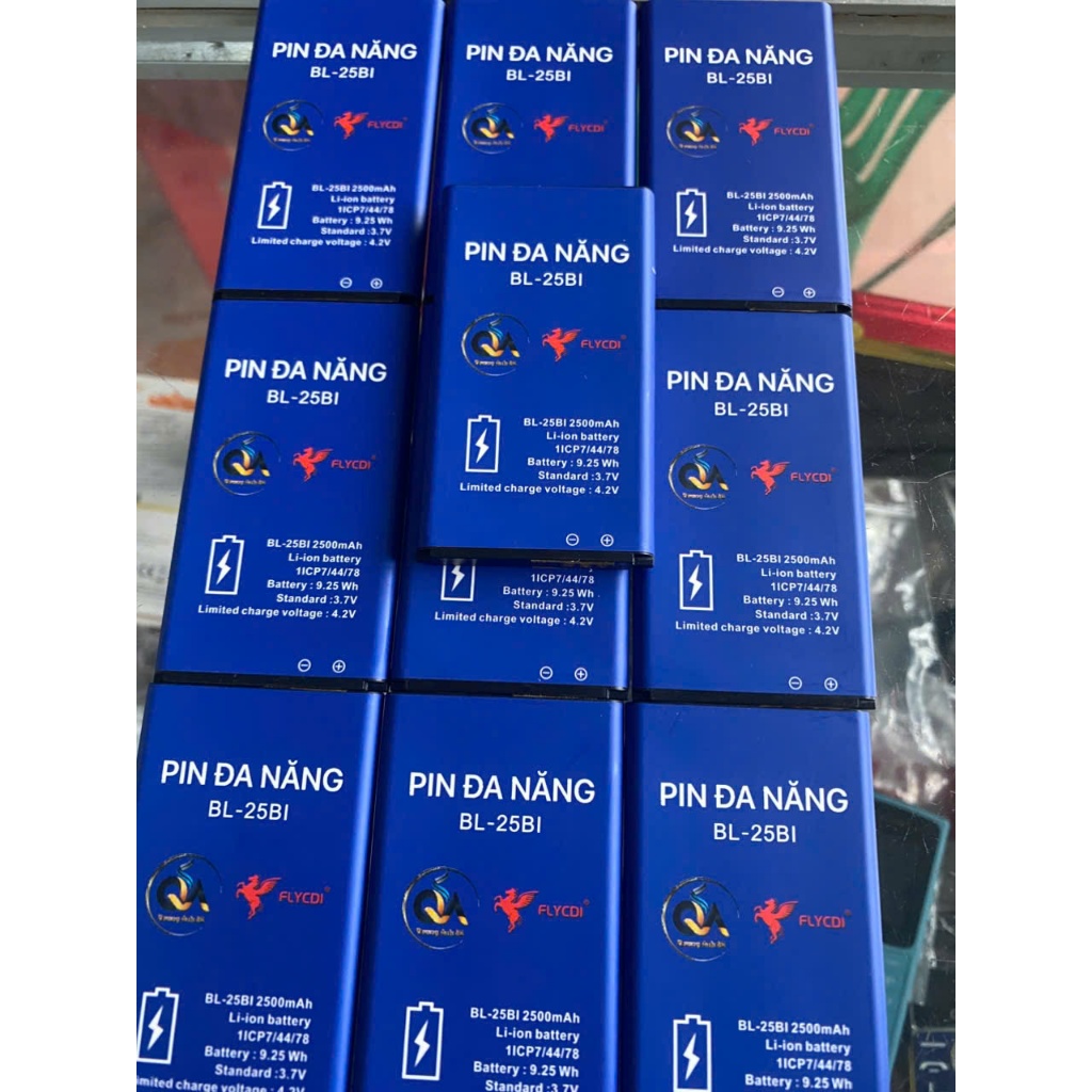 Pin đa năng BL-25bi dùng chung cho các dòng máy masstel T2/T5/T6/T10/ iz S2/izi26/ izi A2/ izi ...