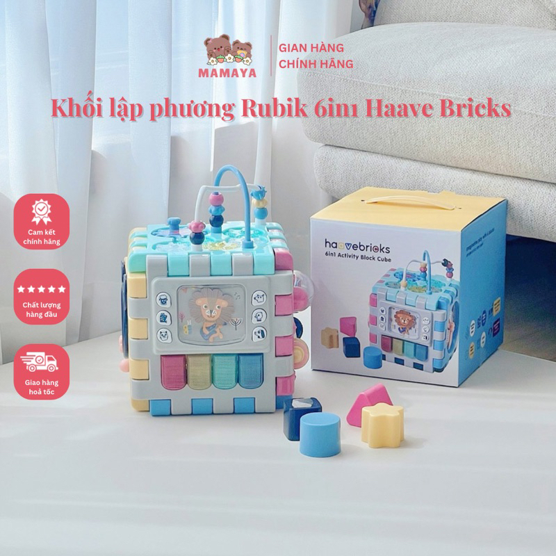 KHỐI LẬP PHƯƠNG RUBIK 6IN1 HAAVE BRICKS NỘI ĐỊA HÀN | Shopee Việt Nam