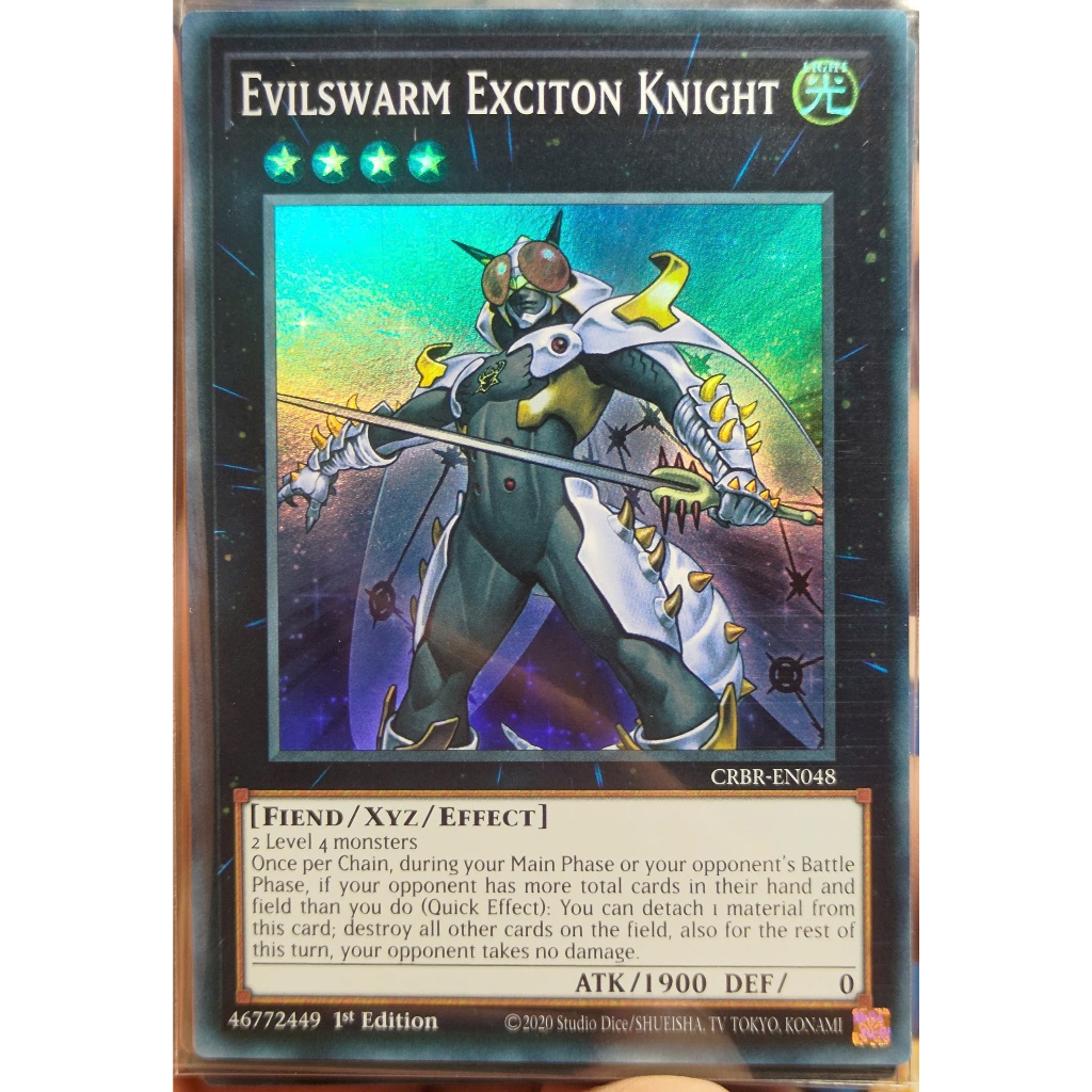 [KW2 Yugioh] [EN-UK] [Nice Art] Thẻ bài Evilswarm Exciton Knight - CRBR-EN048 - Super Rare 1st ...