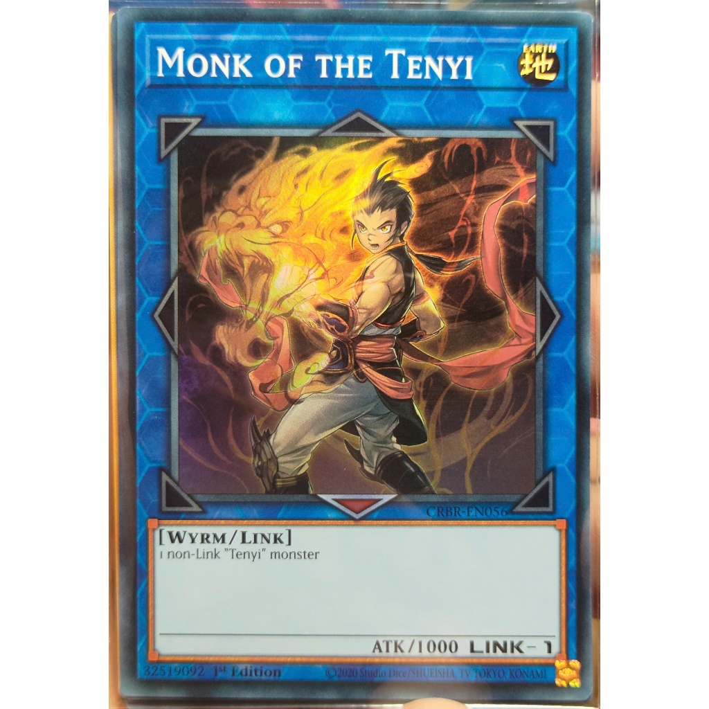 [KW2 Yugioh] [EN-UK] [Nice Art] Thẻ bài Monk of the Tenyi - CRBR-EN056 ...