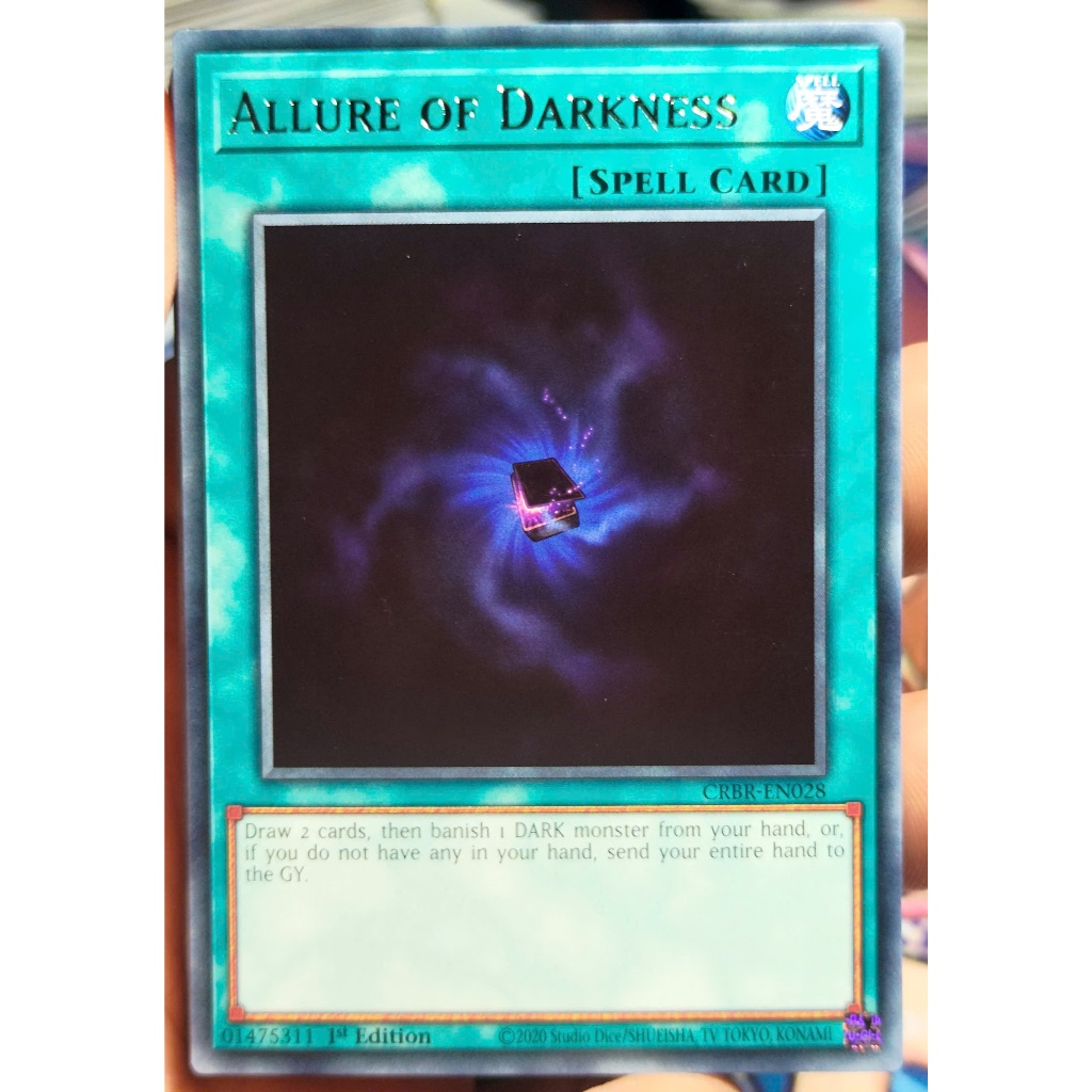 [KW2 Yugioh] [EN-UK] [Nice Art] Thẻ bài Allure of Darkness - CRBR-EN028 ...