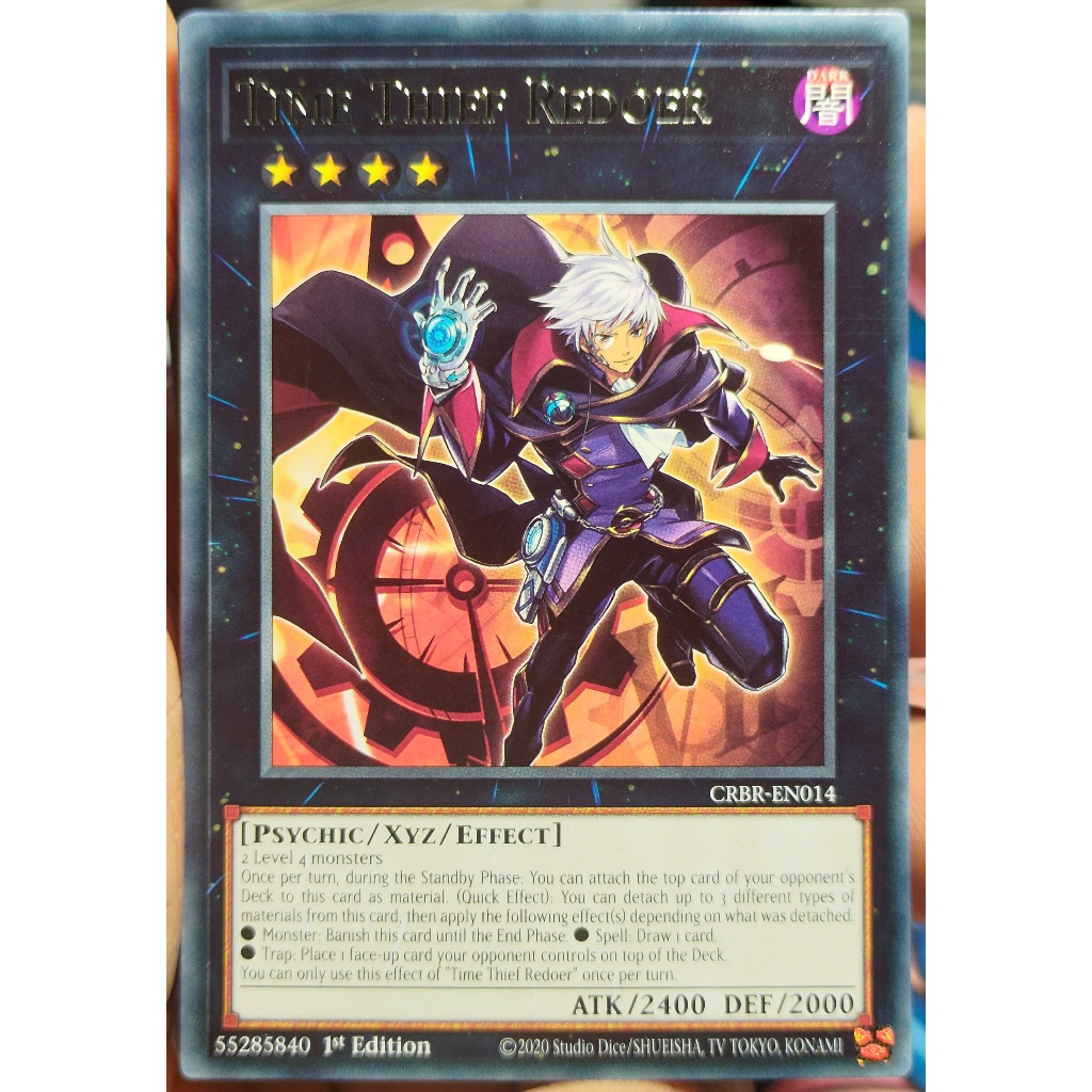 [KW2 Yugioh] [EN-UK] [Nice Art] Thẻ bài Time Thief Redoer - CRBR-EN014 - Rare 1st Edition ...