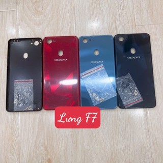 Lưng vỏ oppo F7, khung sườn, bezen, lưng viền có kính camera ngoài, vỏ bộ, CPH1819, CPH1821 ...