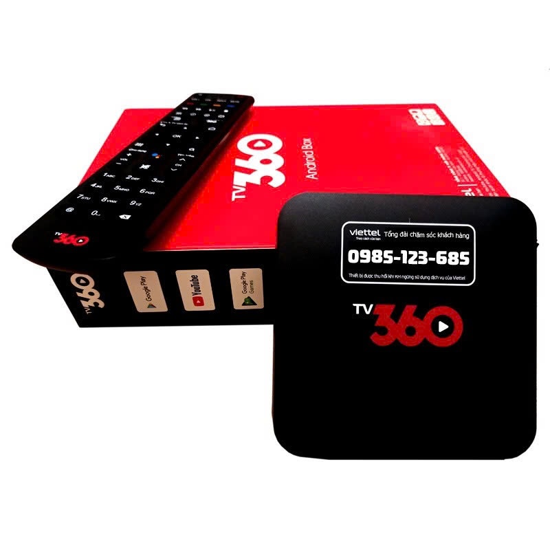 Tivi Box 360 Viettel-- Android TV Box - ROM ATV11- Xem truyền hình giải ...