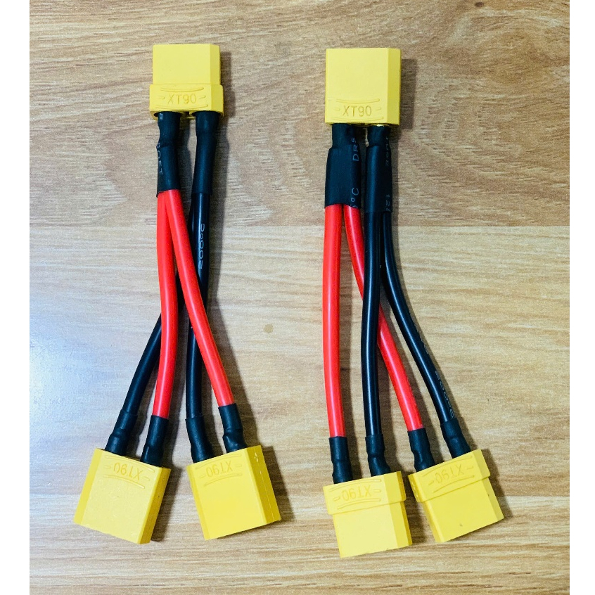 Dây XT90 đầu ESC hàn sẵn 1 đầu ra 2 đầu dây AWG 12 silicone dài 10 cm | Shopee Việt Nam