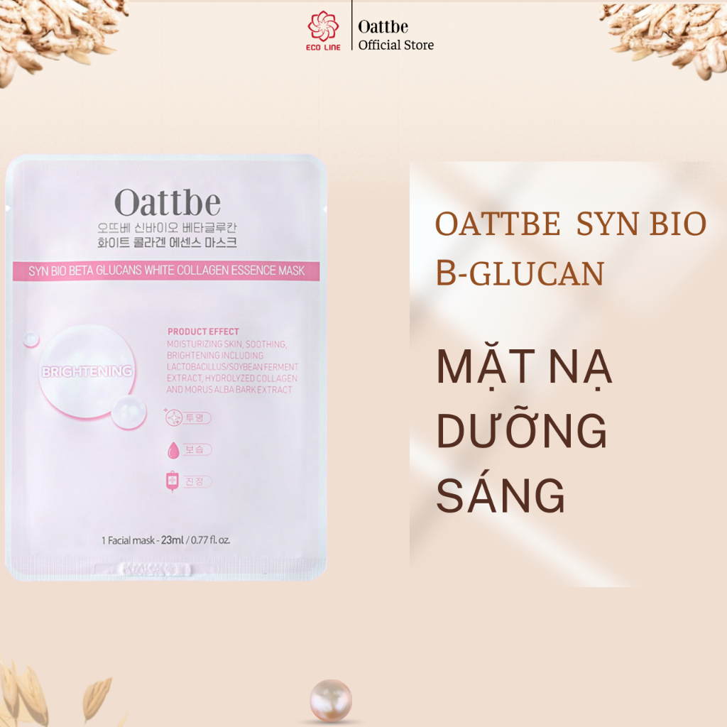 Mặt nạ dưỡng sáng cấp ẩm chuyên sâu dành cho mọi loại daOattbe White ...