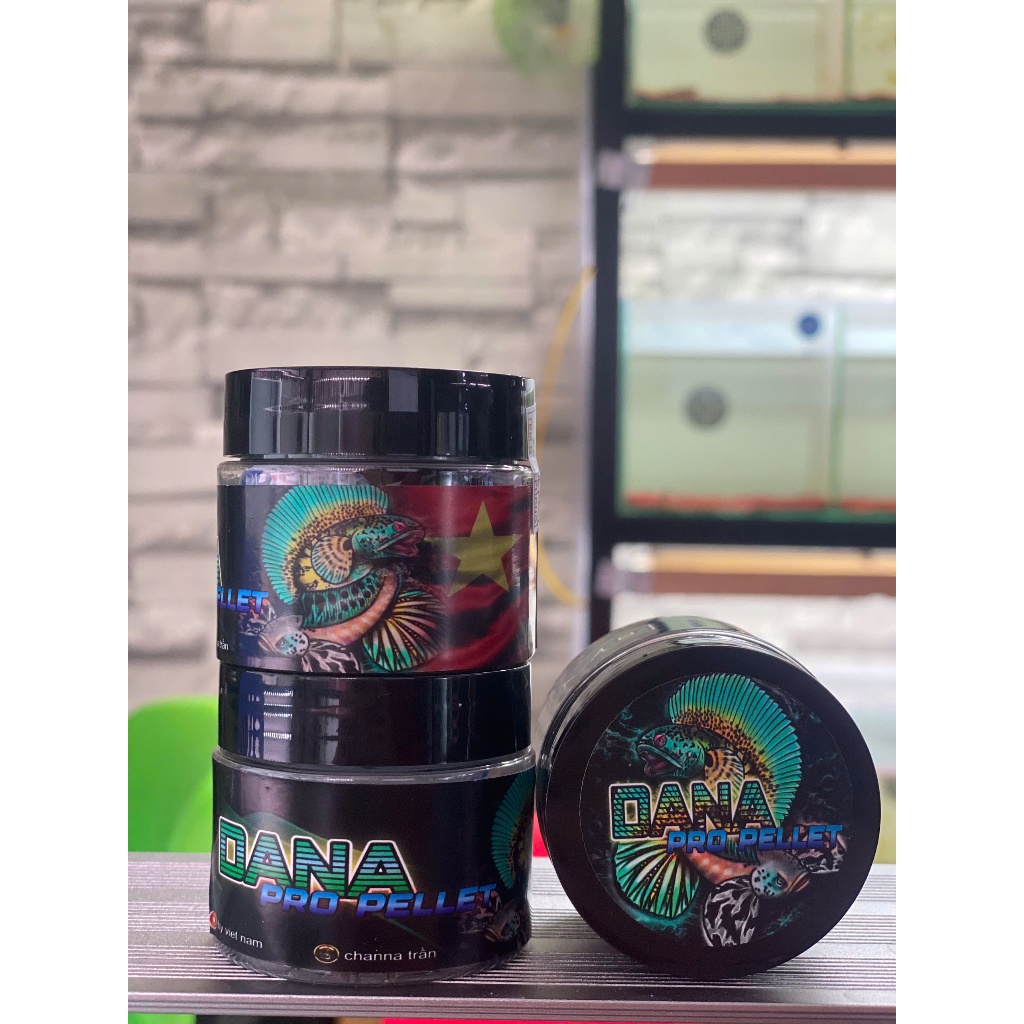 Cám DANA PRO PELLET Chuyên Dụng Cho Cá Lóc Lạnh Hỗ Trợ Phát Triển Fin ...