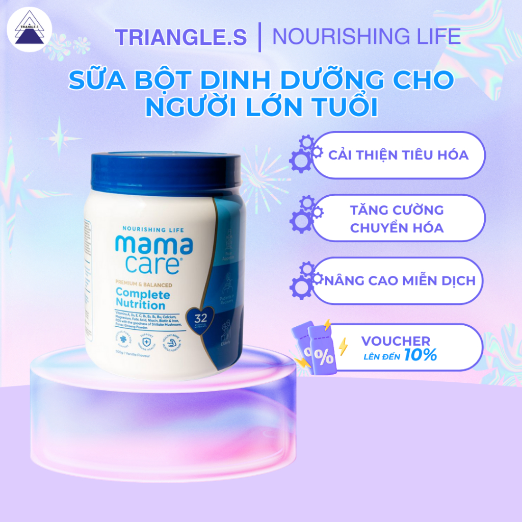 Sữa bột dinh dưỡng cho người lớn tuổi Mama Care Complete Nutrition ...