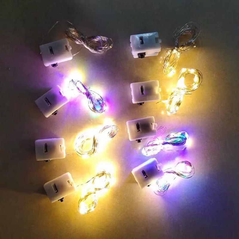 [TPHCM] Dây đèn Led trang trí Fairylight kèm pin - đèn đom đóm – trang trí hoa, giỏ quà – kèm ...