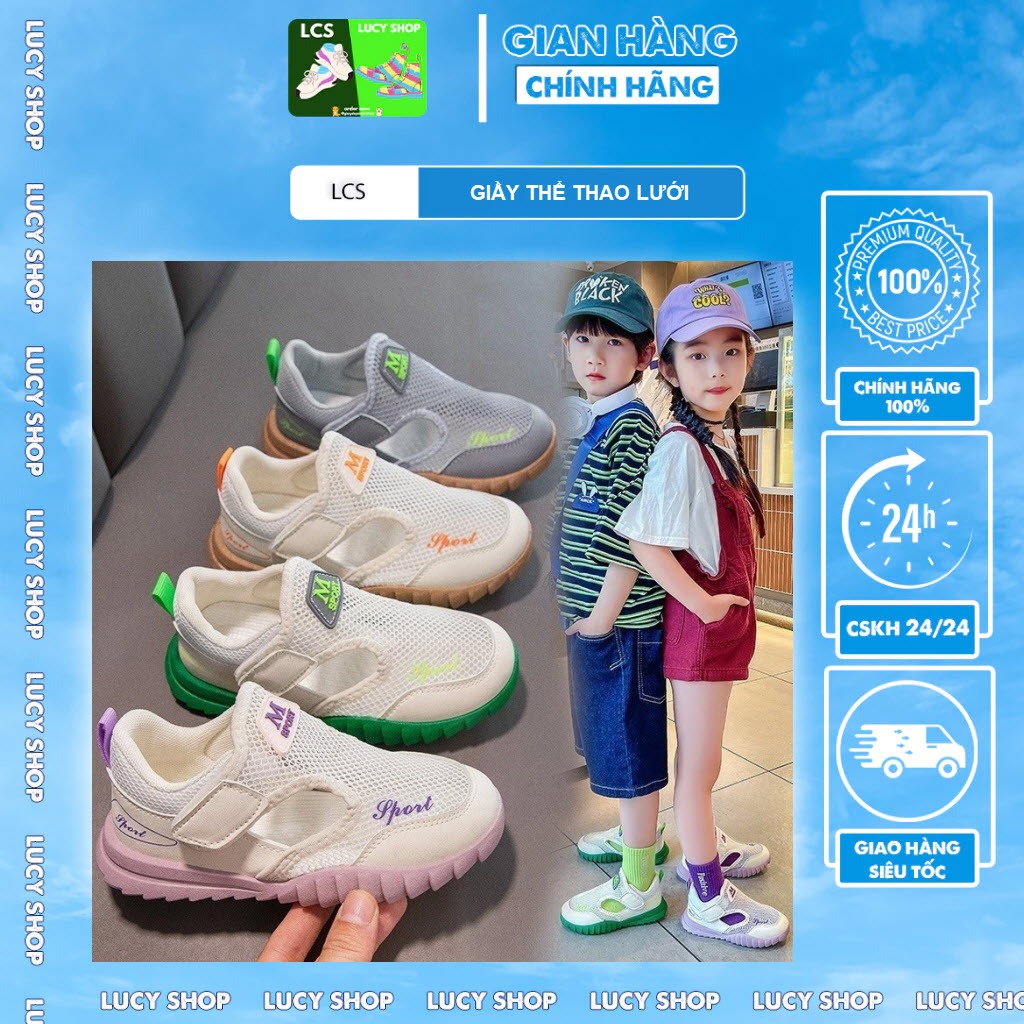 Giày Sandal Bé Trai, Sandal Bé Gái (Mẫu L098) Mùa Hè Phong Cách Mới Đế ...