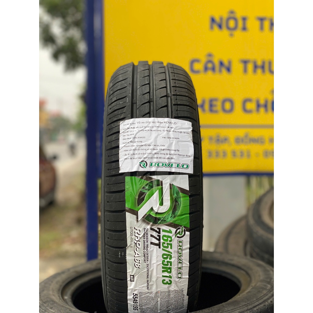 Lốp 165/65r13 VN xuất Mỹ, sản xuất năm 2024, Vỏ lốp xe Kia Pride, Kia ...