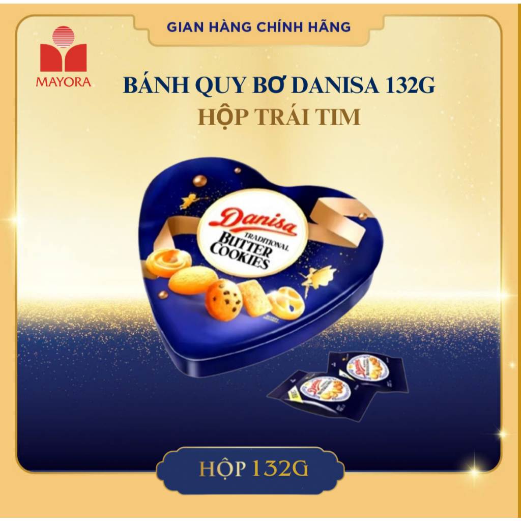 Bánh Quy Bơ Danisa Hình Trái Tim 132g | Shopee Việt Nam