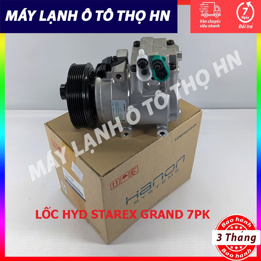 Lốc ( máy nén) điều hòa ô tô Hyundai Starex Grand (thân HS15, 7PK) Hàng ...