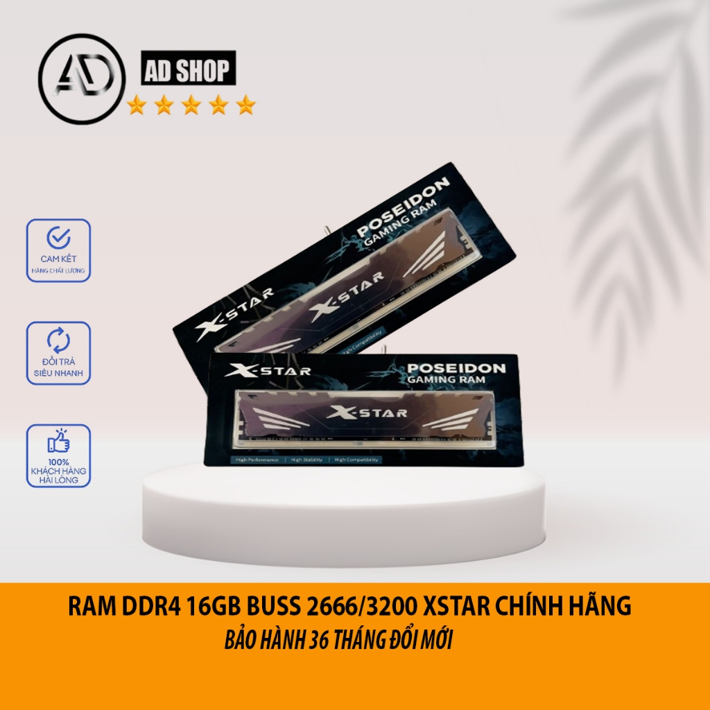 Ram DDR4 X-Star 16GB Bus 2666 Ram máy tính Có Tản - Màu Đen / Trắng ...