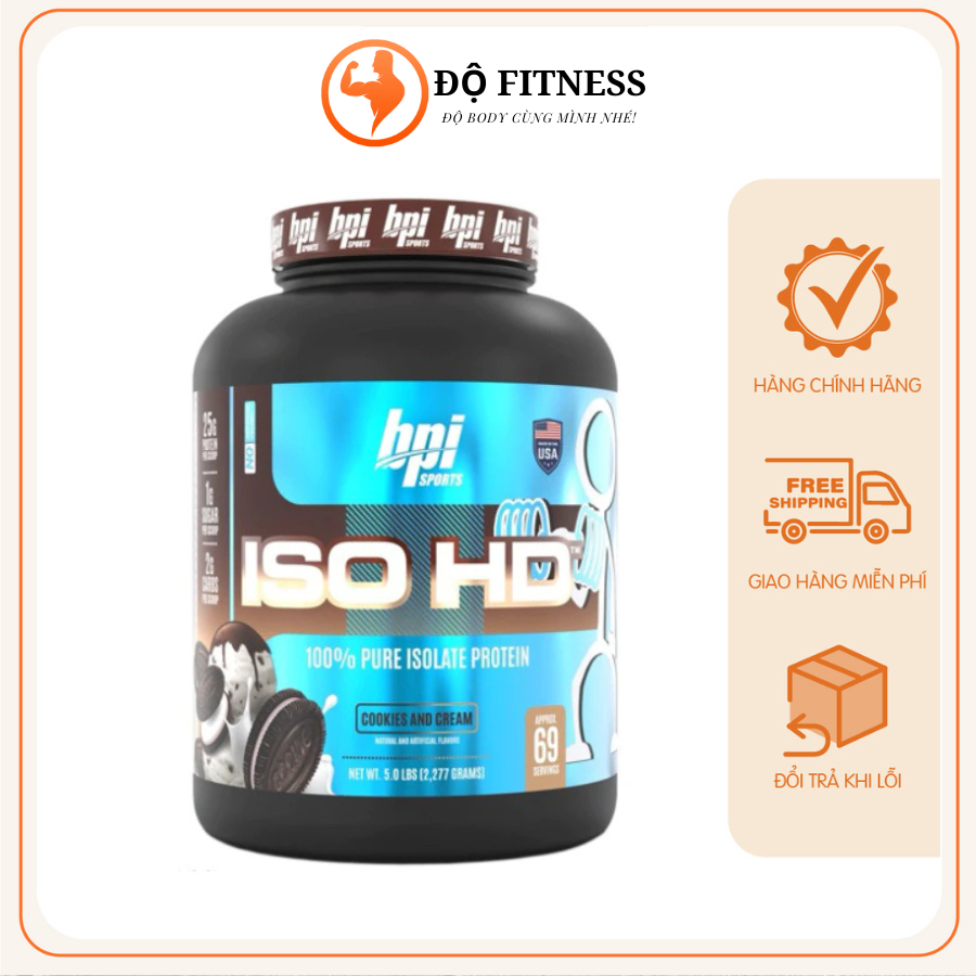 ISO HD BPI Whey Protein Isolate 100% 5Lbs (2,3 Kg) - Sữa Tăng Cơ, Hỗ ...