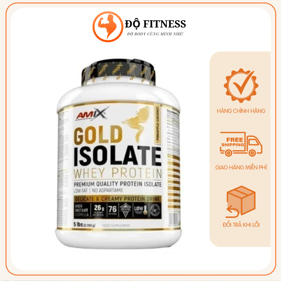 (có chiết lẻ) Amix Gold Isolate Whey Protein 5lbs - bổ sung protein ...