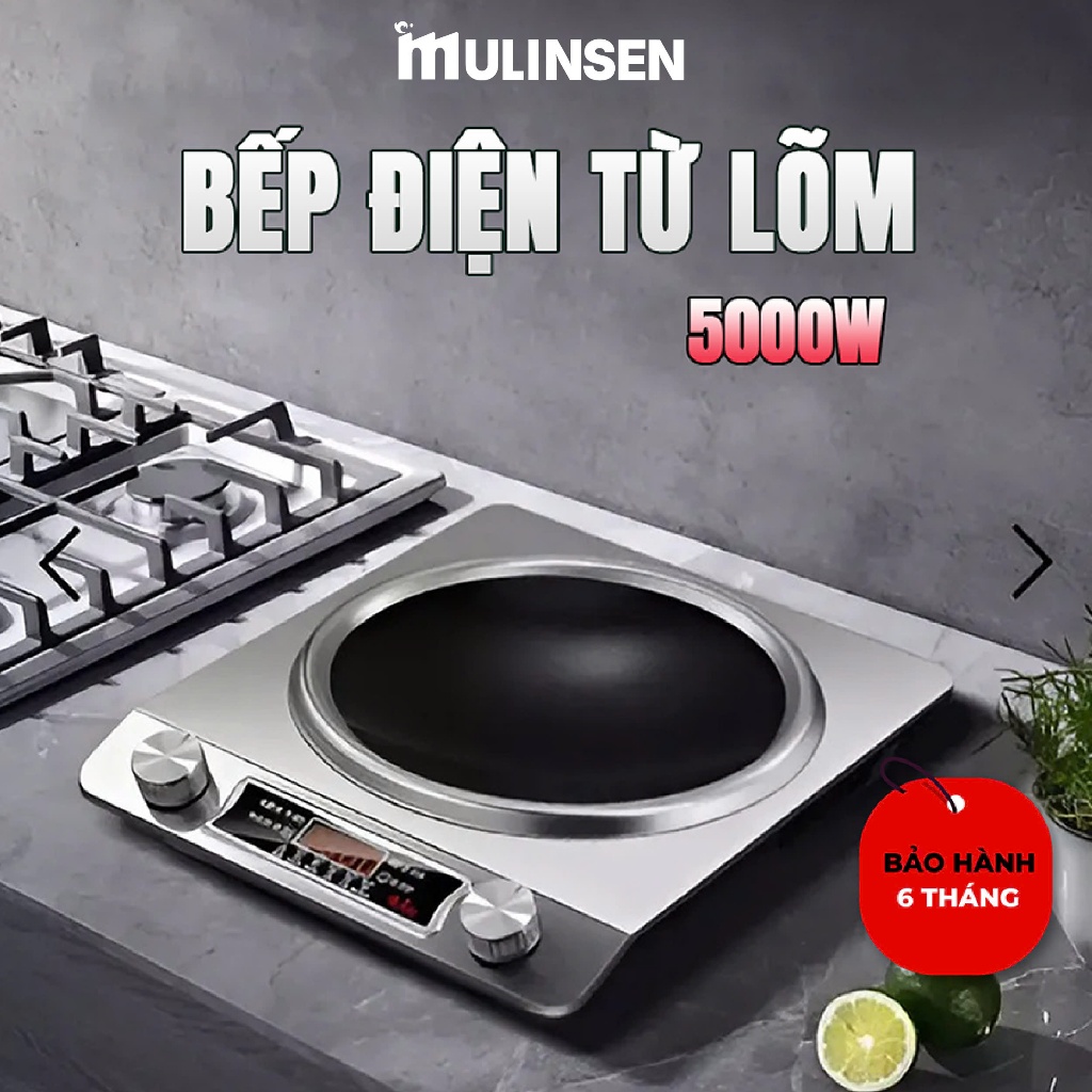 Bếp Từ Công Suất Lớn nấu nhanh có hẹn giờ tắt, Tiết Kiệm Điện An Toàn dễ dùng MULINSEN | Shopee ...