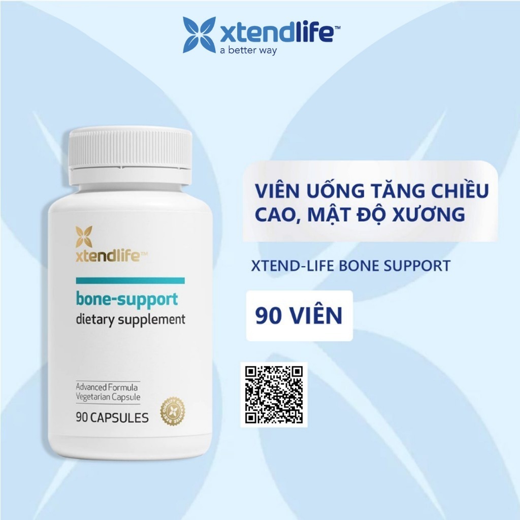 Viên canxi hữu cơ bổ xương Xtend-Life Bone Support 90 viên | Shopee Việt Nam