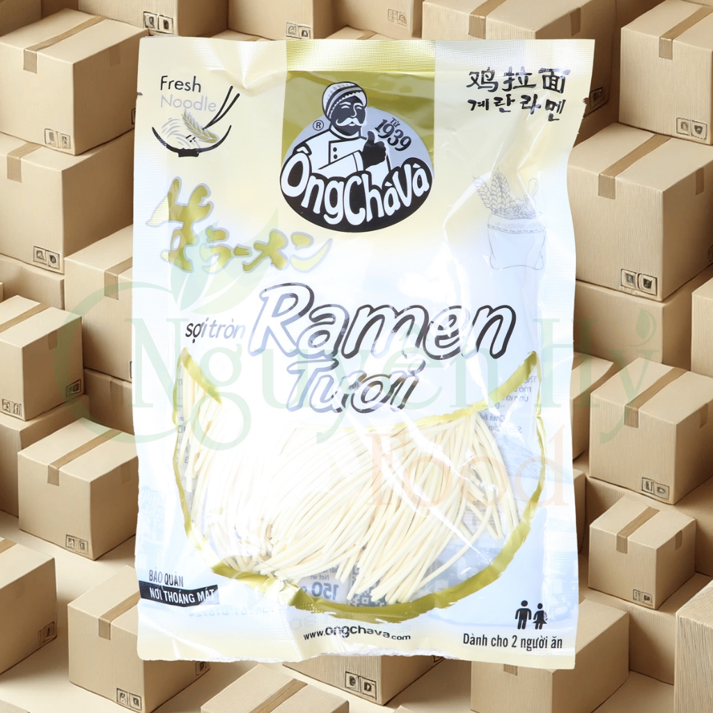 Mì Ramen Tươi Sợi Tròn Ông Chà Và - 150g (Thùng 40 gói) | Shopee Việt Nam
