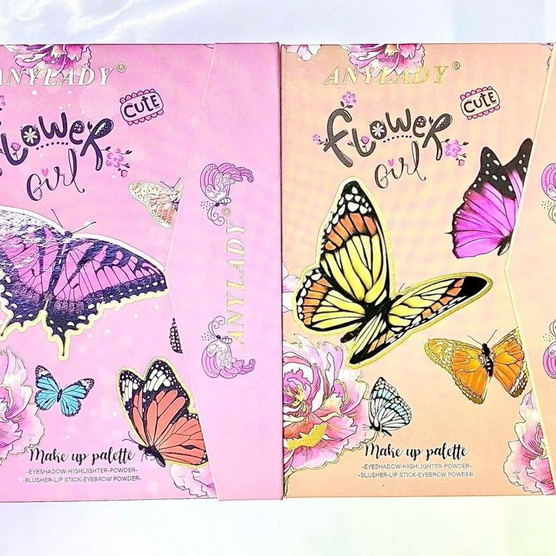Bộ makeup màu mắt + son+ má hồng + Anylady make up palette | Shopee ...