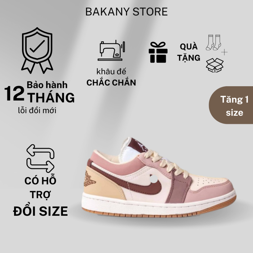 Giày Sneaker Jorda JD1 Low Vệt Hồng Mận, Giày Thể Thao Cổ Thấp Nam Nữ ...