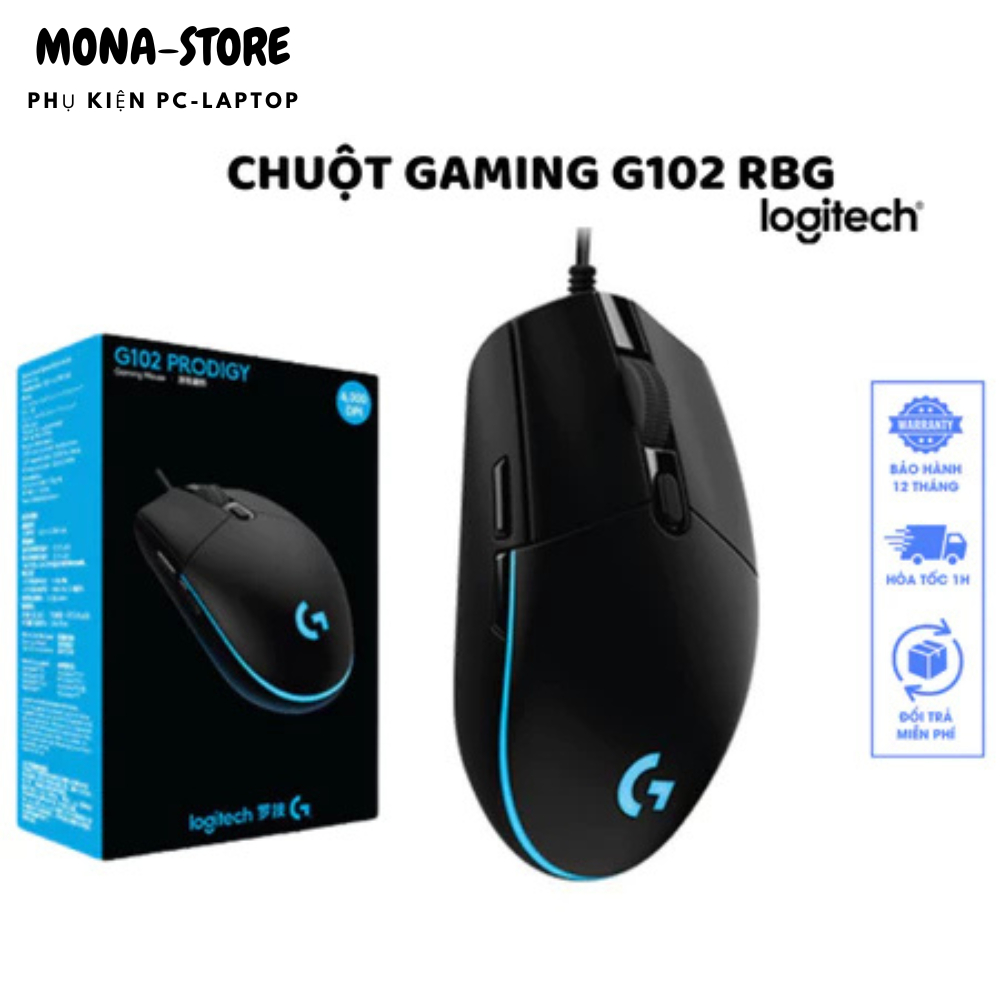 Chuột Có Dây Logitech G102 OEM – Lightsync Led RGB 8000DPI, Thiết Kế ...