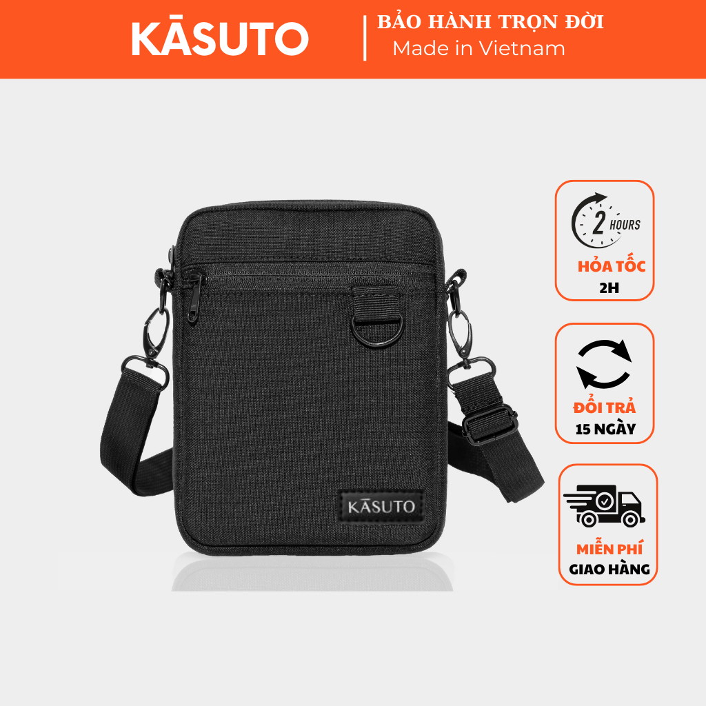 Túi Đeo Chéo Nam Nữ KASUTO Grand Vải Canvas Thời Trang Unisex Chống ...