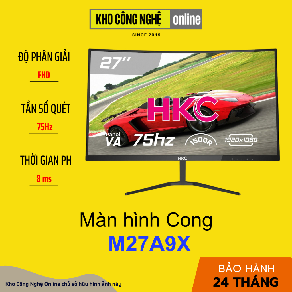 Màn Hình Cong HKC 27 inch - HKC M27A9X 27Inch Full HD (Hàng Chính Hãng ...