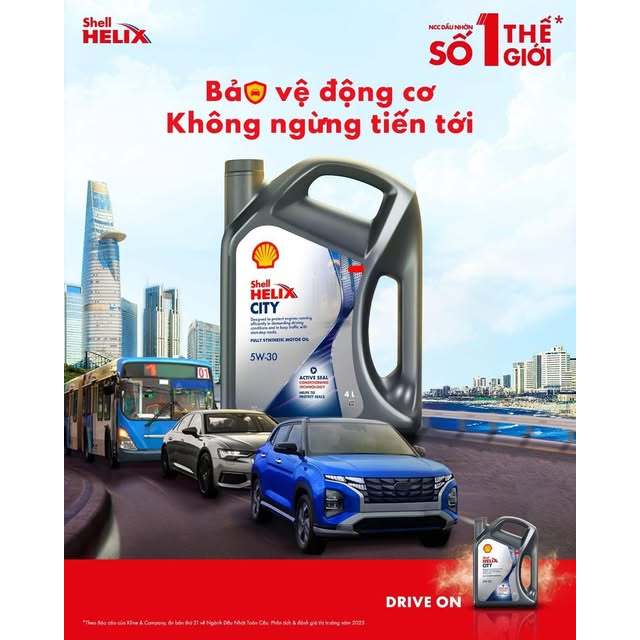 Dầu nhớt SHELL helix city 100% chính hãng | Shopee Việt Nam