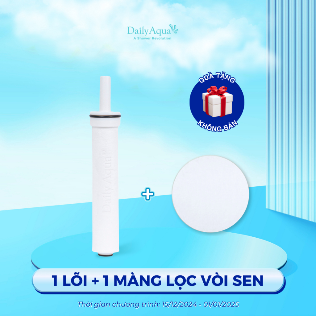 [Quà Tặng Daily Aqua] Lõi Lọc, Màng Lọc Đầu Vòi Hoa Sen Daily Aqua Loại ...