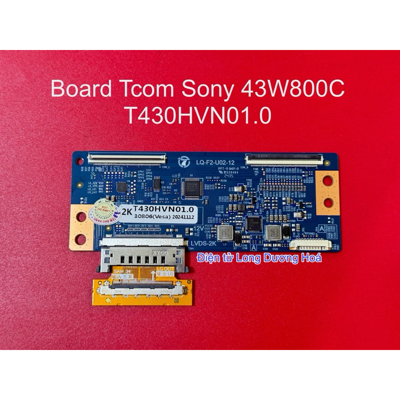 [Mới] Bộ Board Tivi TCOM T430HVN1.0 Kèm Đầu Đổi Thay Thế Tcom Tivi Sony ...