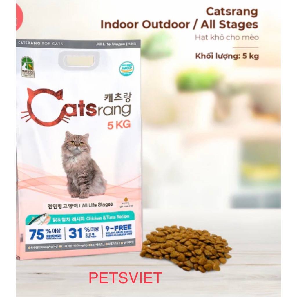 Catsrang 5kg-catpy 5kg thức ăn cho mèo catsrang dành cho mèo mọi lứa ...