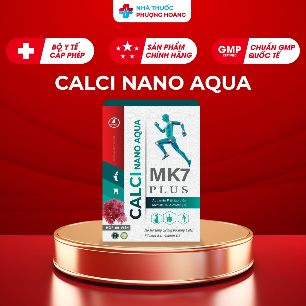 Viên Uống Canxi, Vitamin D3, Vitamin K2 Cho Cả Gia Đình, Phụ Nữ Mang Thai Và Cho Con Bú CAlCI ...