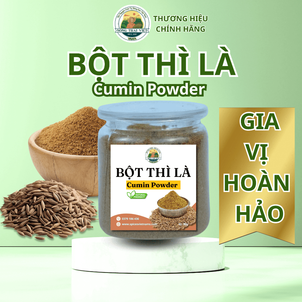 Bột Thì Là Cumin Powder Hộp 80g Spices Việt Nam Gia Vị Nấu Ăn Siêu Thơm ...