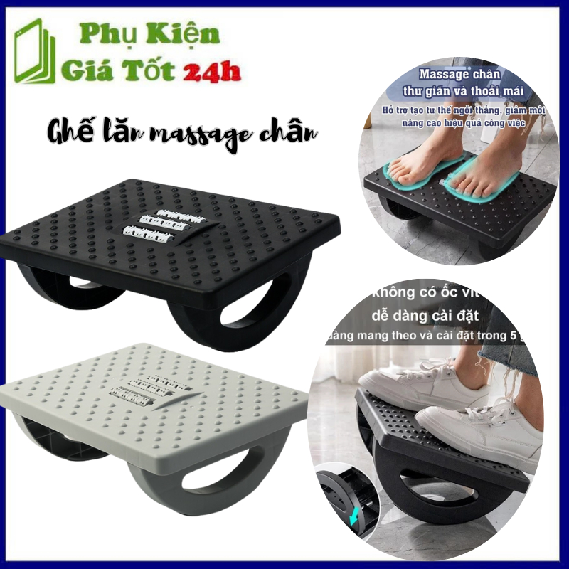 Ghế kê chân massage, kê chân công thái học dân văn phòng,sinh viên,mát ...